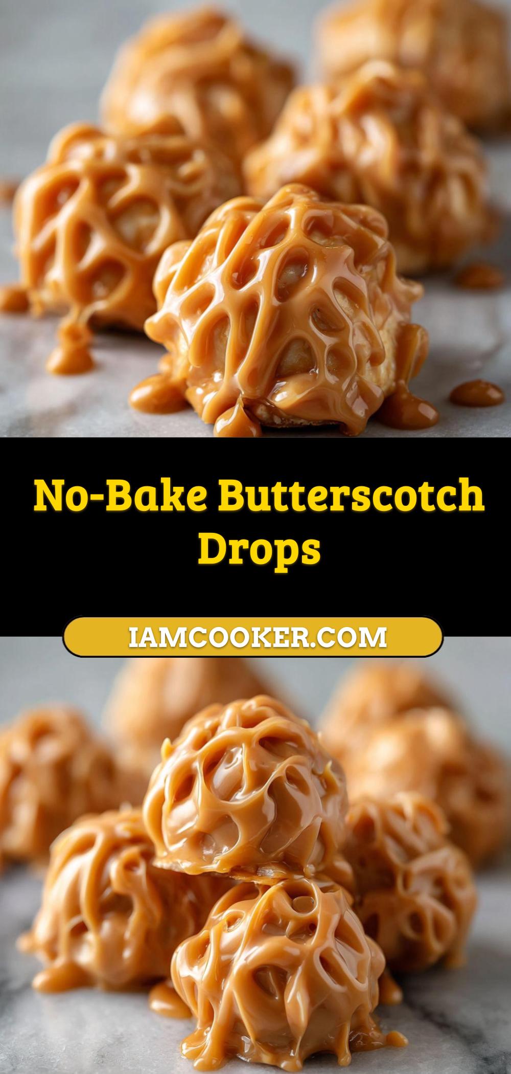 Easy No-Bake Butterscotch Drops with Peanut Butter and Marshmallows ...